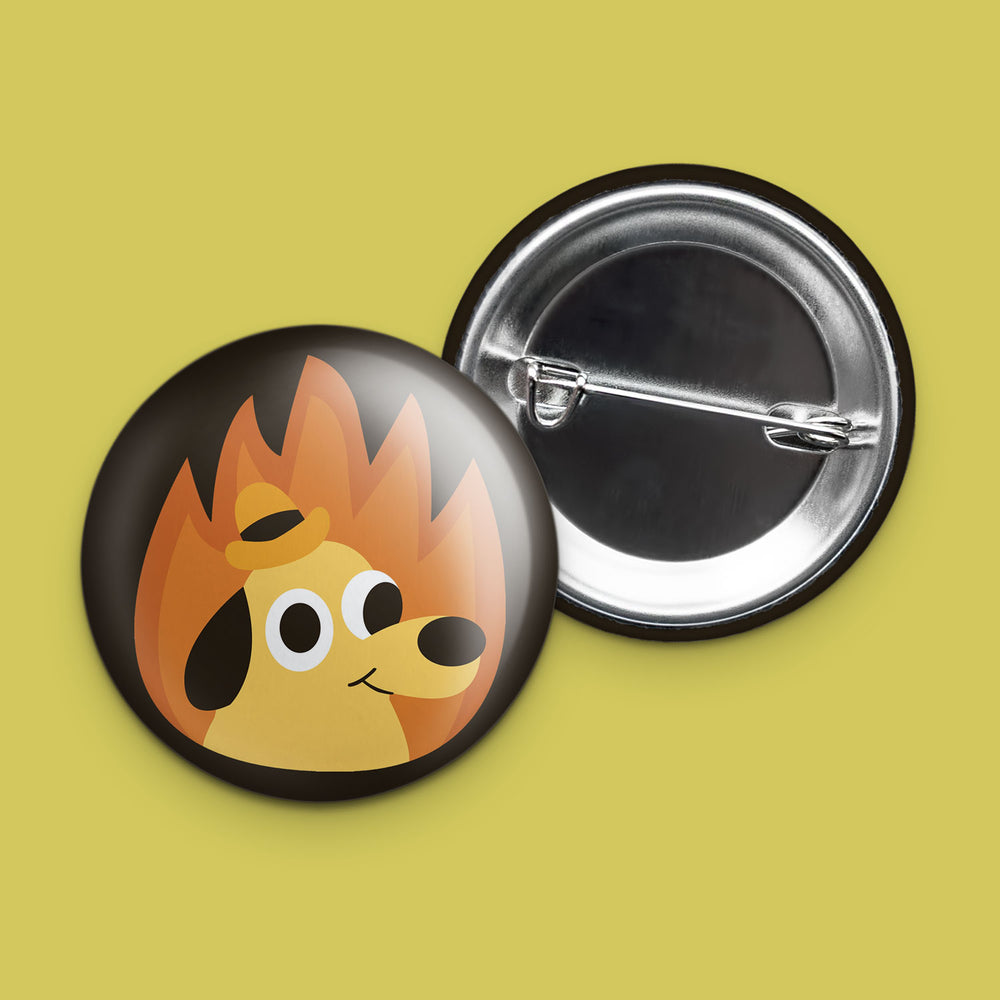 The Enamel Pin Factory, Custom Pin Badges, 32mm Round Button Badges