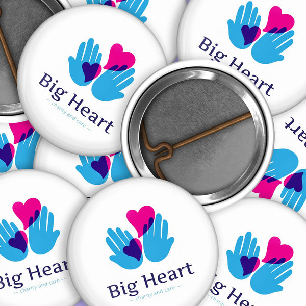 The Enamel Pin Factory, Custom Button Badges, 25mm Round Pins